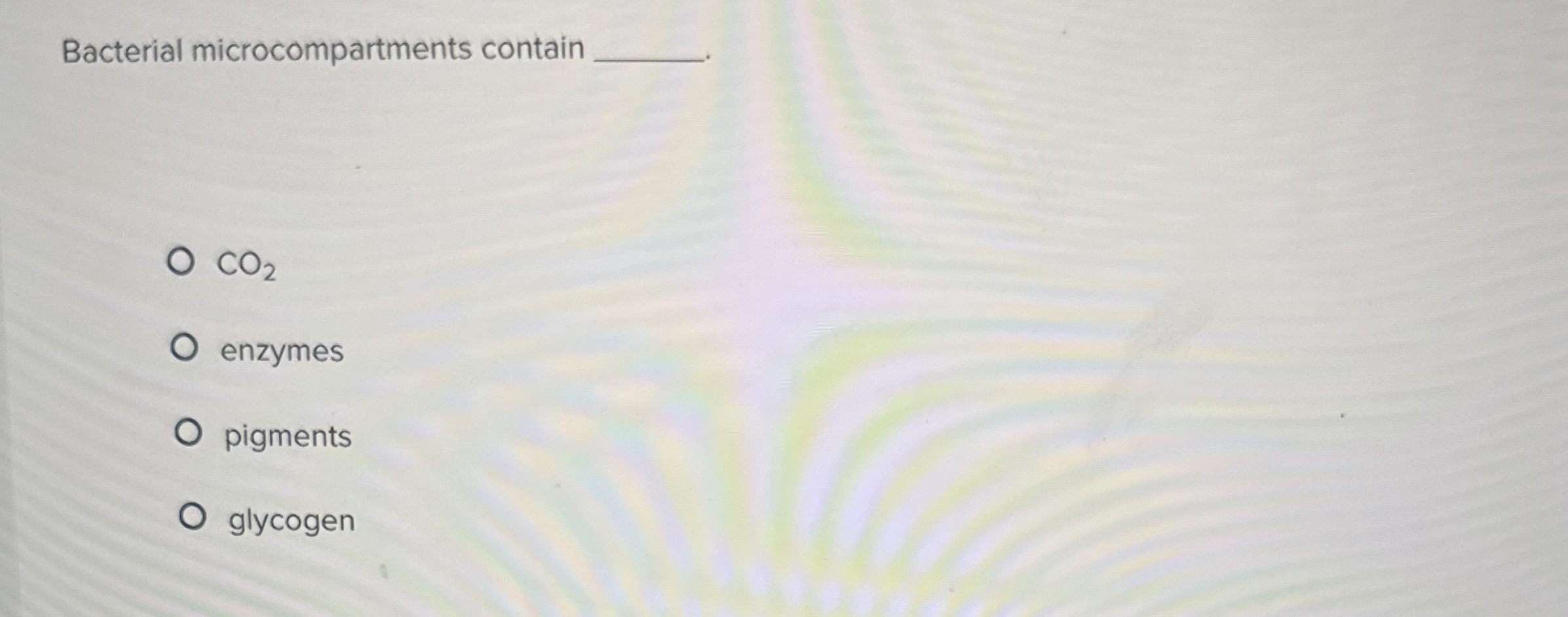 Solved Bacterial microcompartments | Chegg.com