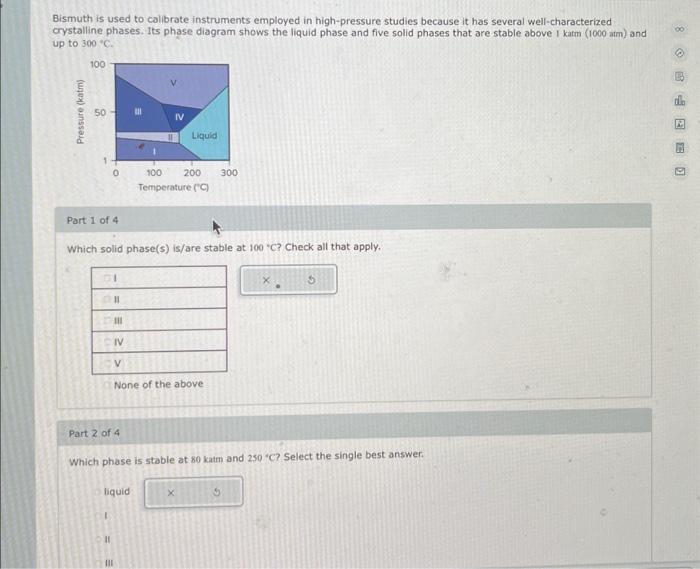Solved Bismuth is used to calibrate instruments employed in | Chegg.com