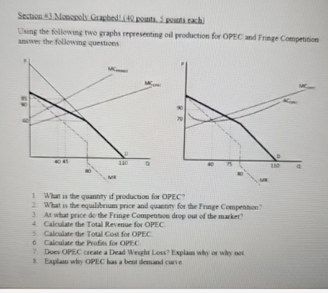Solved Section 43 . Monopoly Graphed! (40 pounts. 5 | Chegg.com Solved Section 43 . Monopoly Graphed! (40 pounts. 5 | Chegg.com