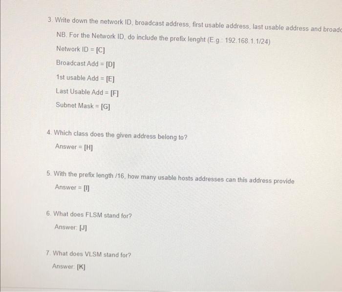 Solved You are given the address 10.0.0.0/8. You are | Chegg.com