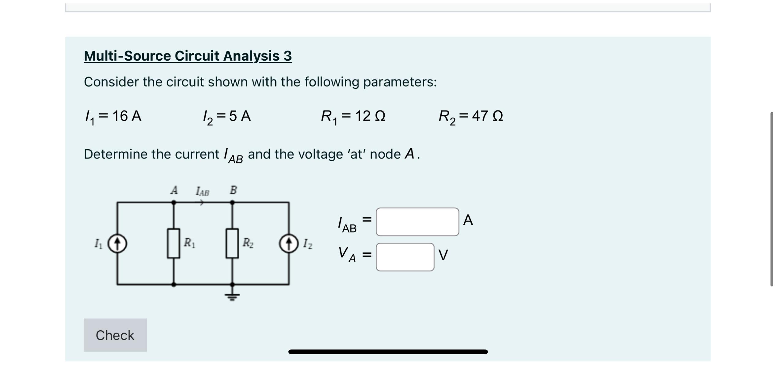 Solved Multi Source Circuit Analysis 3consider The Circuit