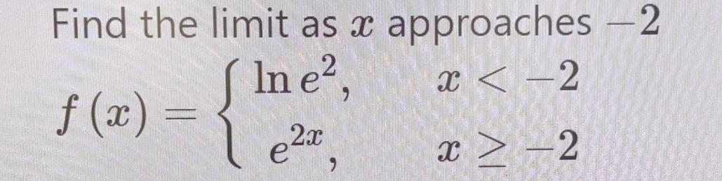 Solved Find the limit as x ﻿approaches | Chegg.com