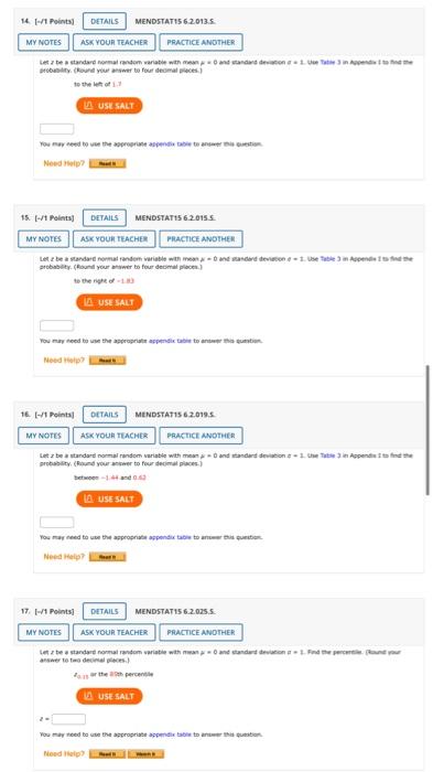 Solved stobusitry thourd your asswar to four deomat places) | Chegg.com