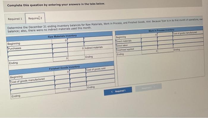 Solved month. Complete this question by entering your | Chegg.com