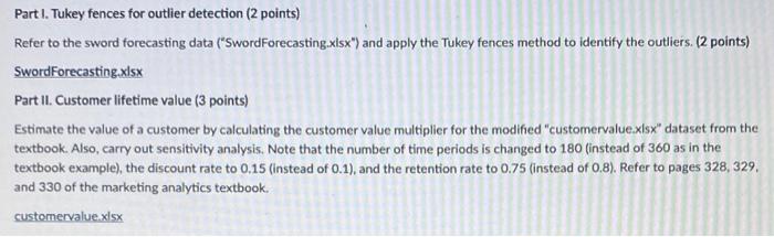 Part I. Tukey fences for outlier detection ( 2 | Chegg.com