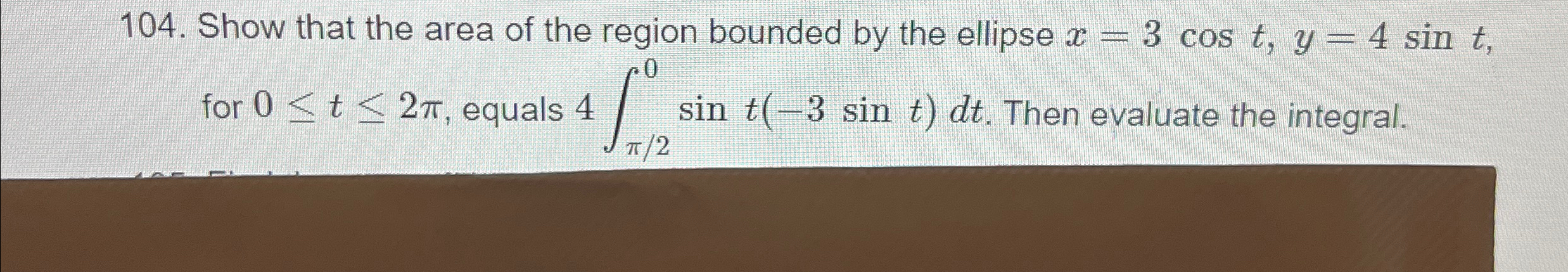 Solved 103-105. ﻿Area under a curve Suppose the function | Chegg.com