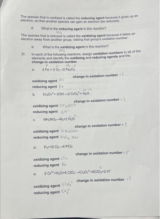 Solved solve this by assigning oxidation number to each and | Chegg.com