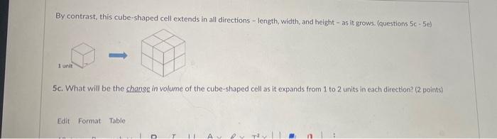 Solved By contrast, this cube-shaped cell extends in all | Chegg.com