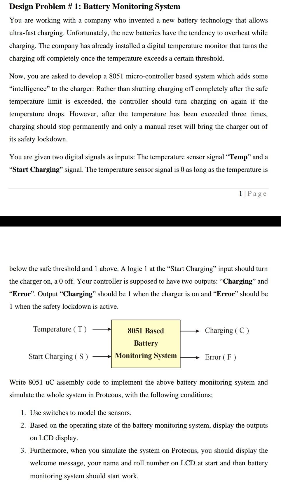 Solved Please anwer with the assembly code of 8051 | Chegg.com