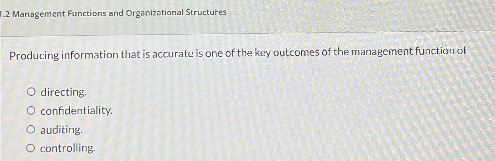 Solved 2 ﻿Management Functions and Organizational | Chegg.com