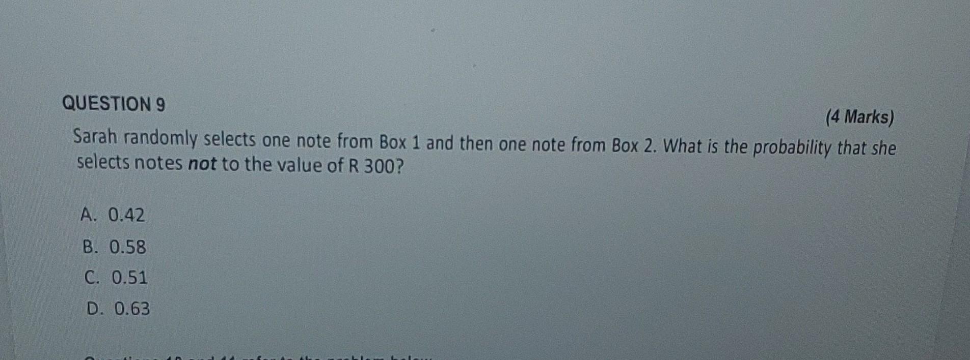 Solved Questions 8 and 9 refer to the problem below. Box 1 | Chegg.com