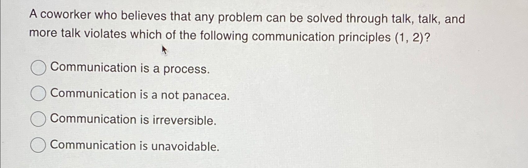 Solved A coworker who believes that any problem can be | Chegg.com