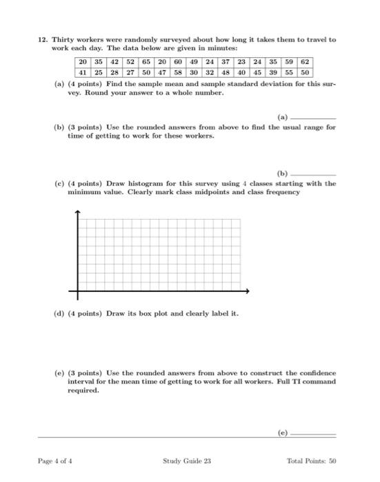 Solved 1. (4 points) Complete the following chart for | Chegg.com