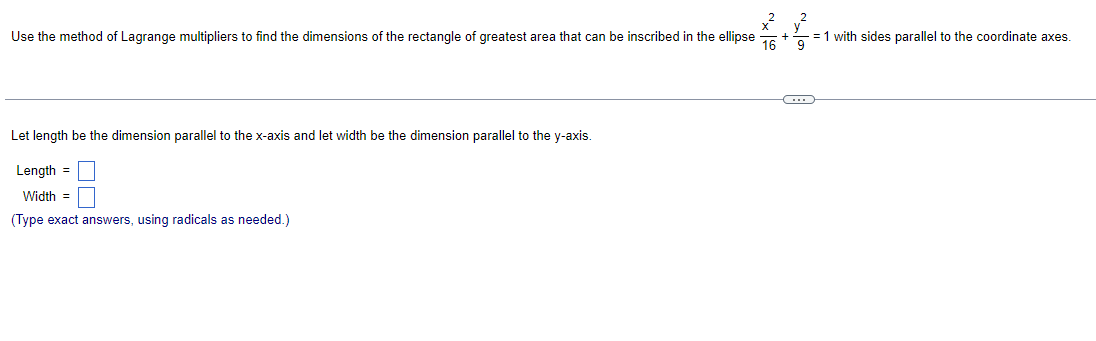 Solved Use the method of Lagrange multipliers to find the | Chegg.com