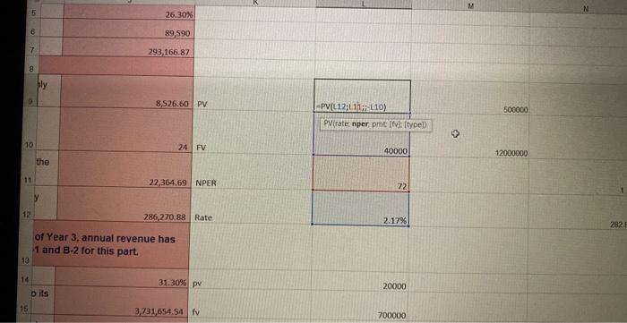 Solved can we calculate with pv function for the first | Chegg.com