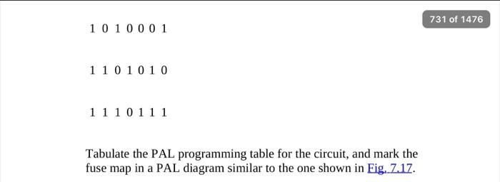 Solved 25. 7.25* The following is a truth table of a | Chegg.com