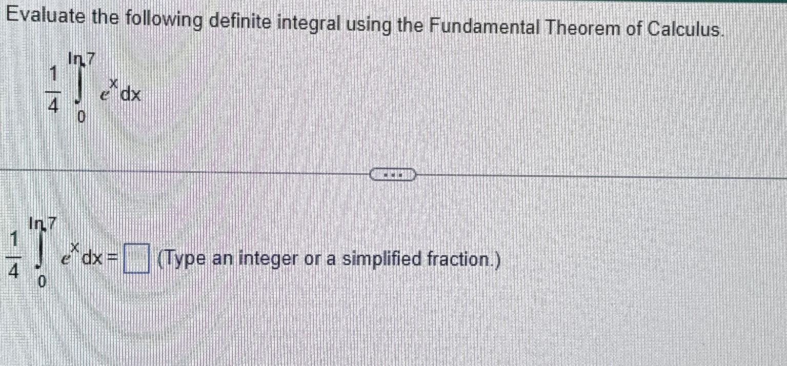Solved Evaluate the following definite integral using the | Chegg.com