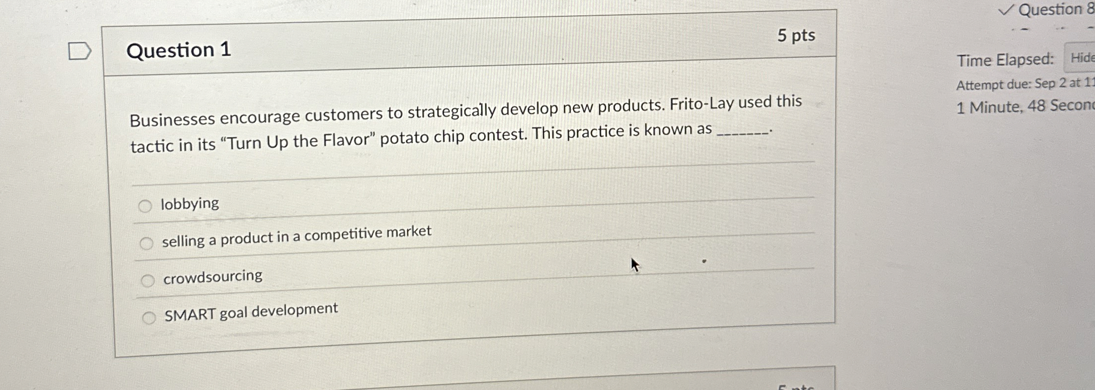 Solved Question 15 ﻿ptsBusinesses encourage customers to | Chegg.com