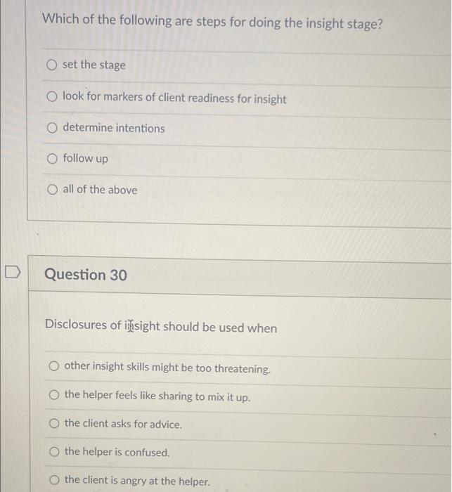Solved Which of the following are steps for doing the | Chegg.com