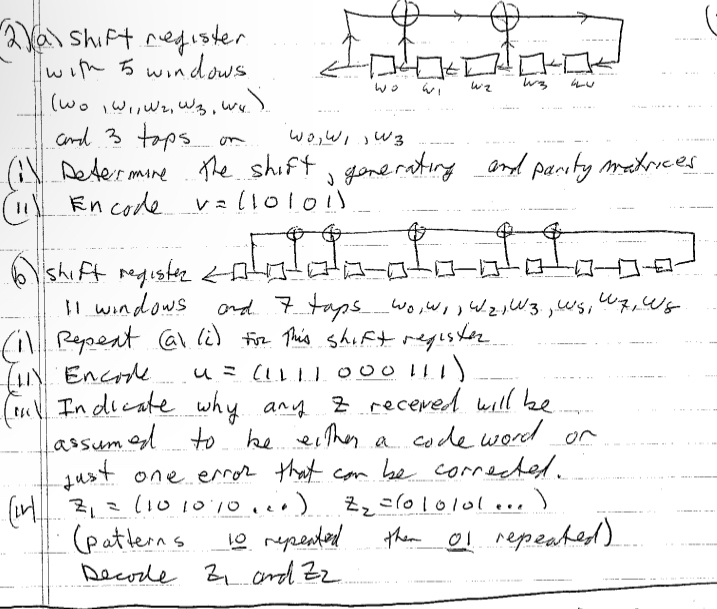 Solved (2) (a) ﻿shift register with 5 ﻿windows | Chegg.com