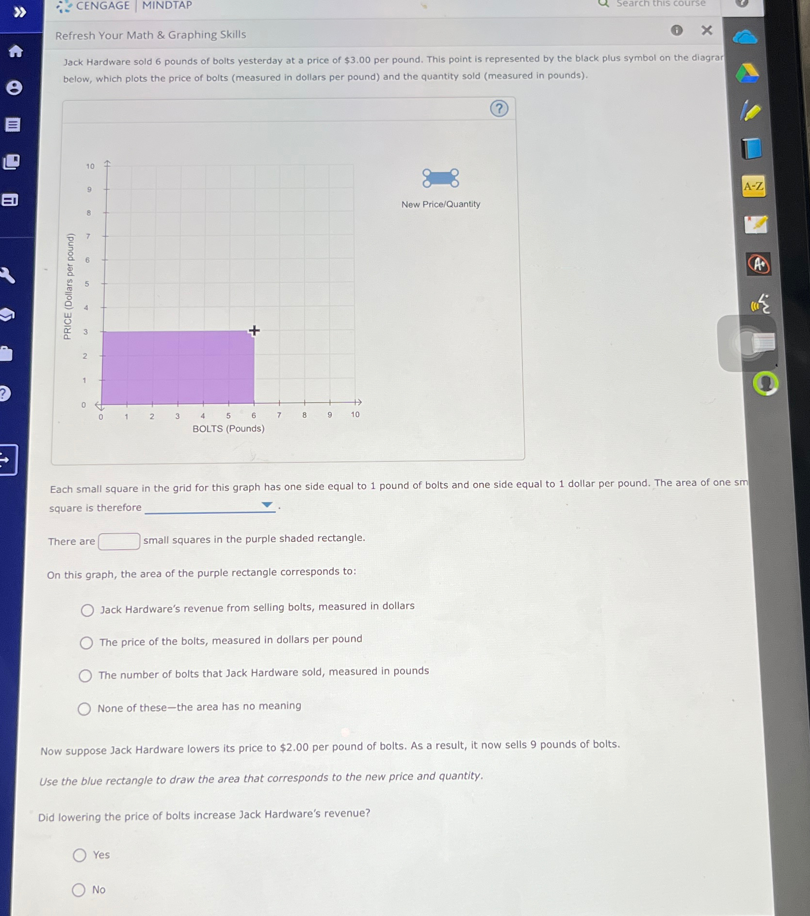 Solved Refresh Your Math & Graphing SkillsJack Hardware sold | Chegg.com