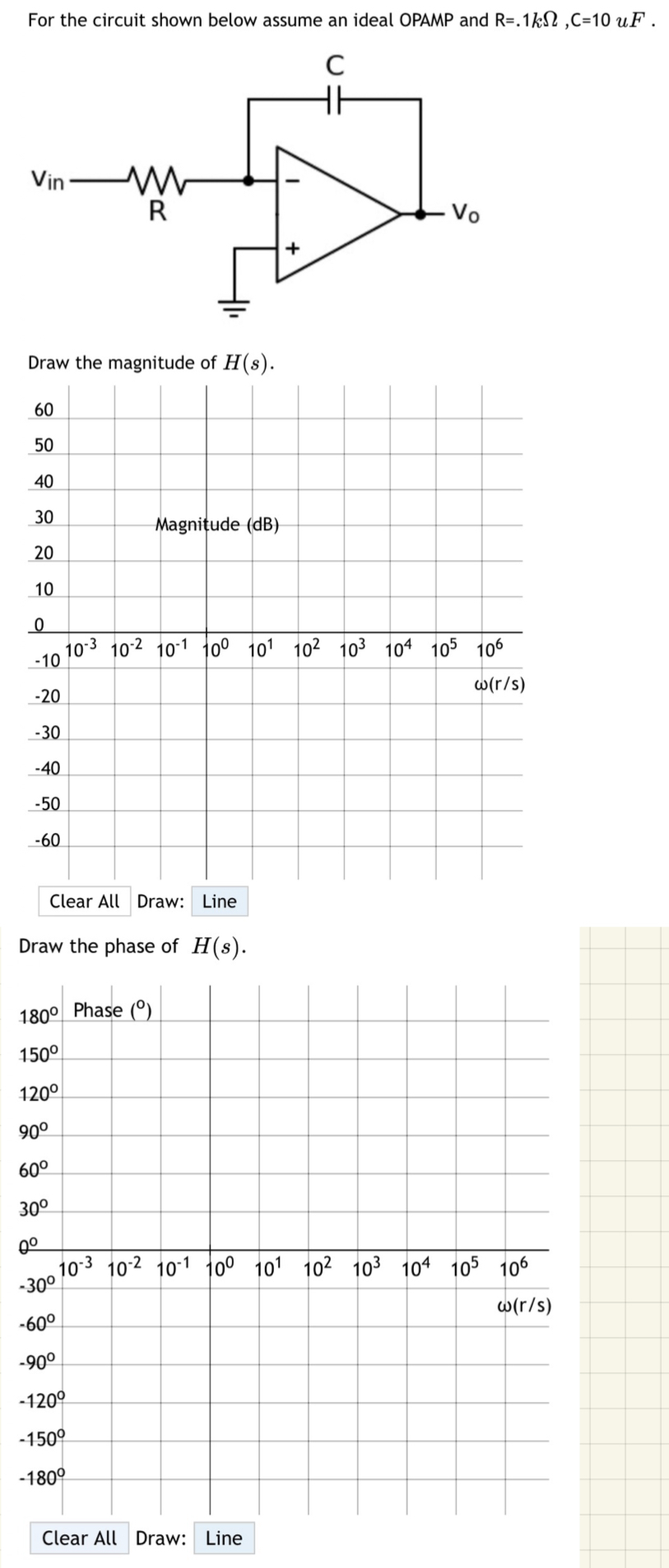 Solved For the circuit shown below assume an ﻿ideal OPAMP | Chegg.com