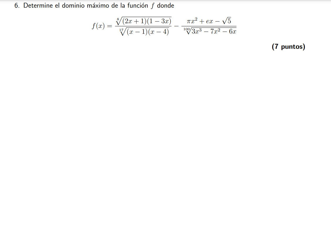 Solved Determine the maximum domain of the function f | Chegg.com