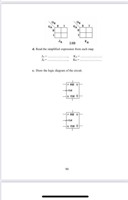 Solved Review Question Q Design A Counter With The 