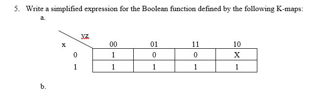 Solved Write a simplified expression for the Boolean | Chegg.com