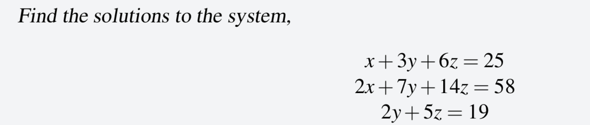 Solved Find the solutions to the | Chegg.com