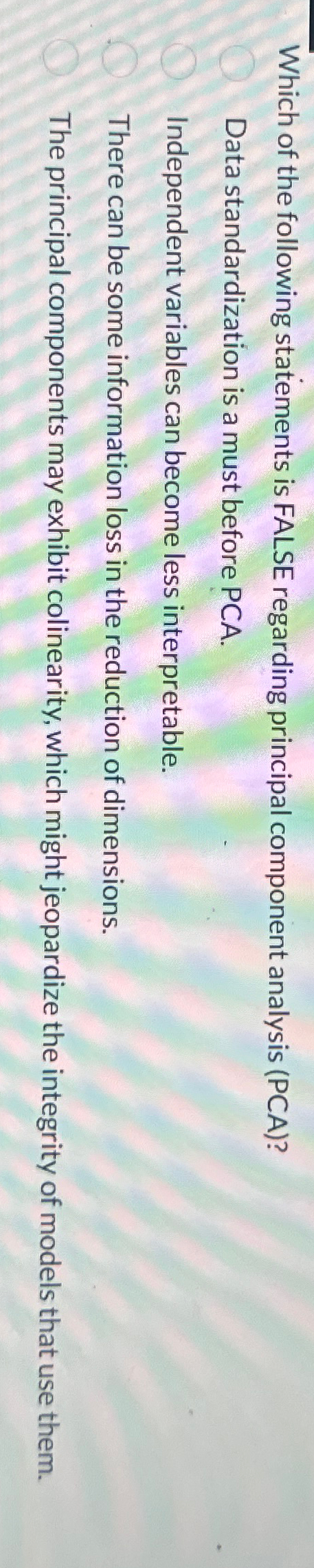 Solved Which of the following statements is FALSE regarding | Chegg.com