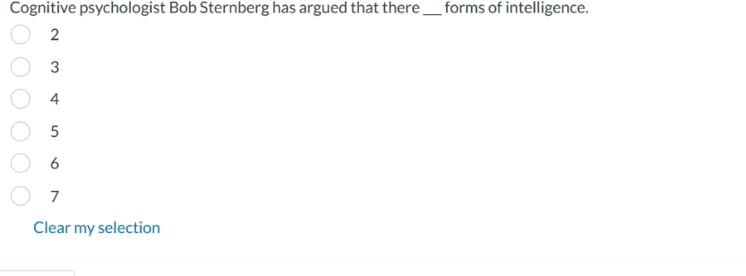 Solved Cognitive Psychologist Bob Sternberg Has Argued That Chegg