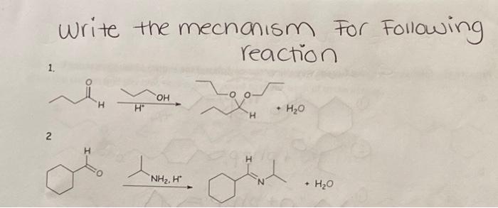 Solved Level 2 The Following Reaction Mechanism Illustrates Solved Level 2 The Following Reaction Mechanism Illustrates