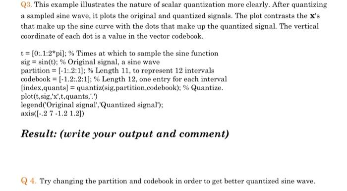 Solved Q3. This example illustrates the nature of scalar | Chegg.com
