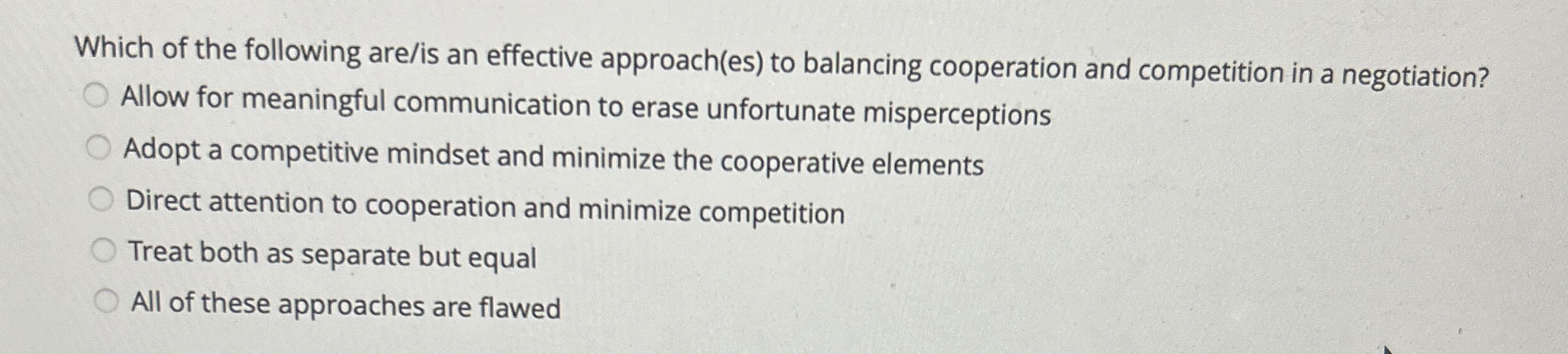 Solved Which of the following are/is an effective | Chegg.com