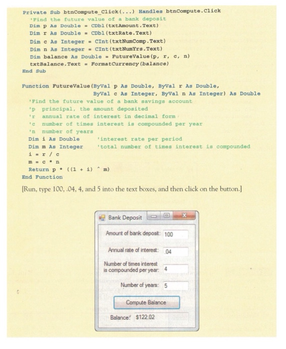 X х Example 4 The Following Program Uses The Function