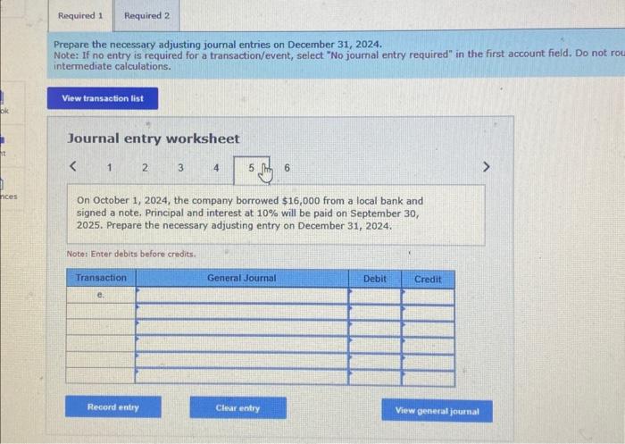 Solved Prepare the necessary adjusting journal entries on | Chegg.com