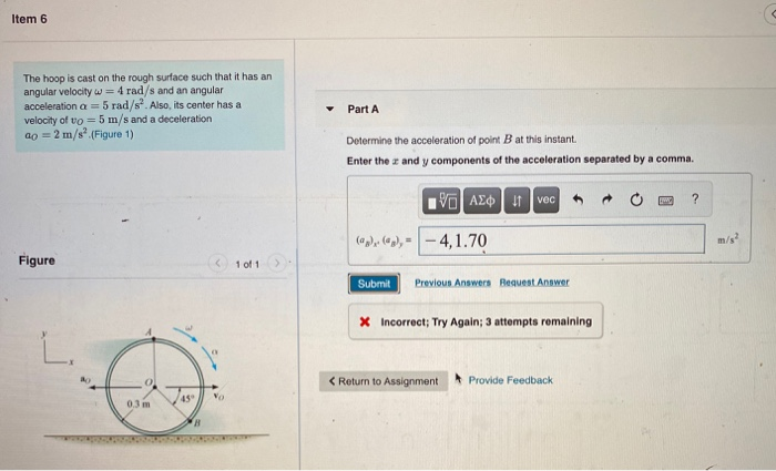 Solved Item 6 The Hoop Is Cast On The Rough Surface Such