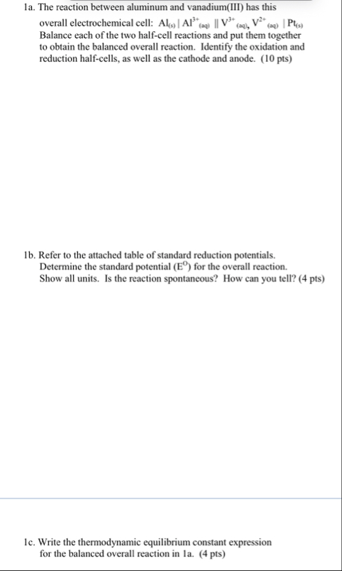 Solved Please use formulas provided to help me study 1a. | Chegg.com