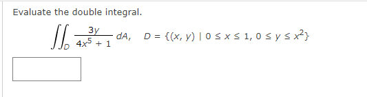 Solved Evaluate the double | Chegg.com