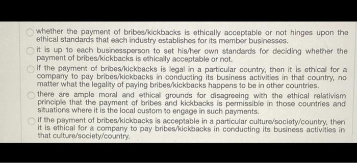 Solved According to the school of ethical universalism, | Chegg.com