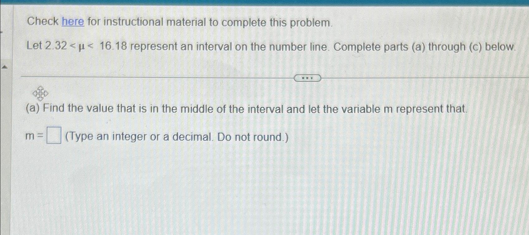 Solved Check here for instructional material to complete | Chegg.com