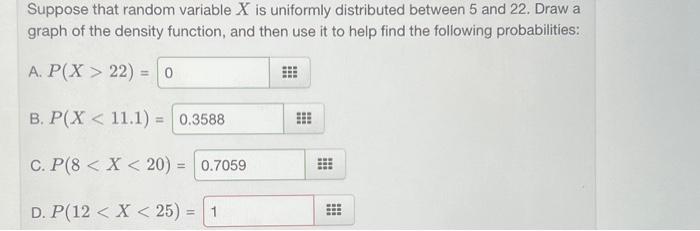 Solved (1 point) Suppose a random variable x is best | Chegg.com