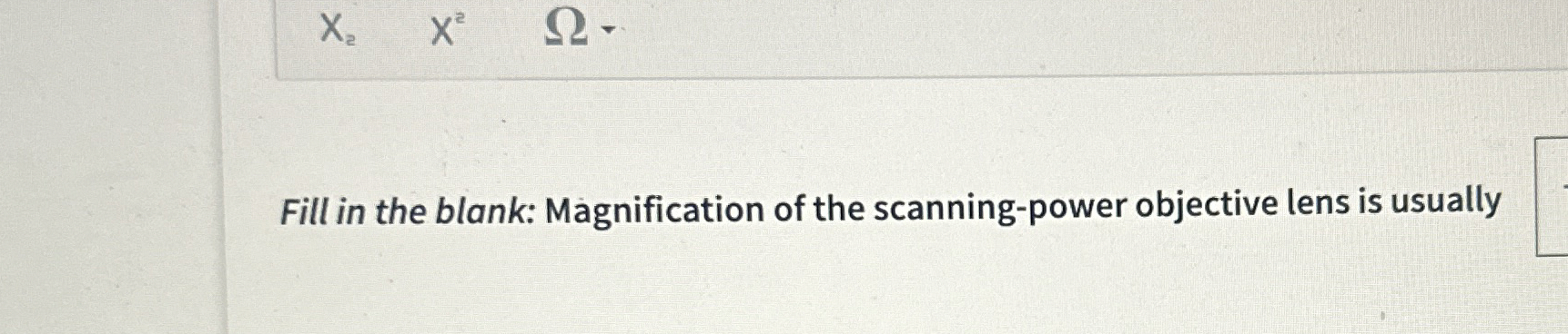 Solved Fill in the blank: Magnification of the | Chegg.com