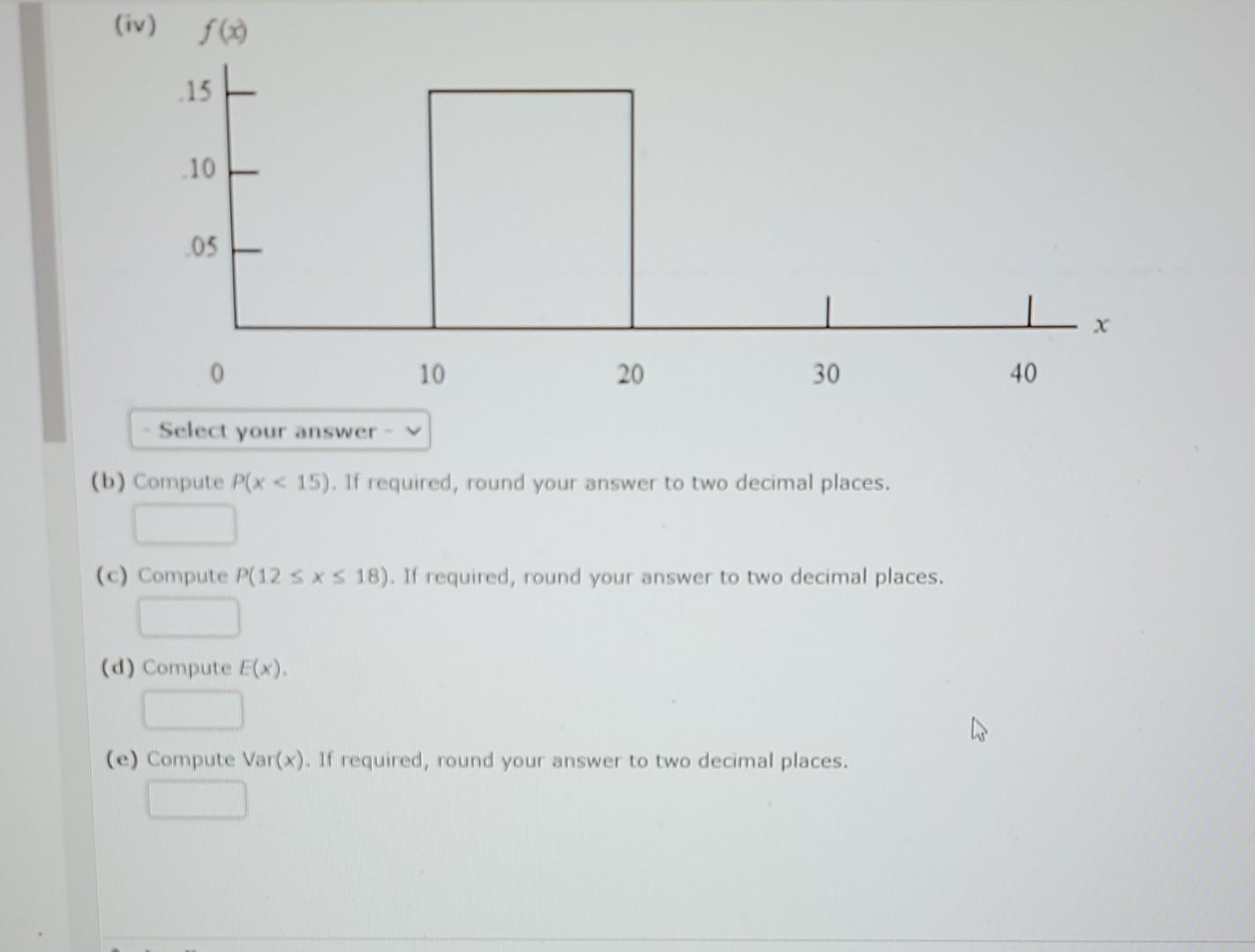 Solved The random variable x is known to be uniformly | Chegg.com