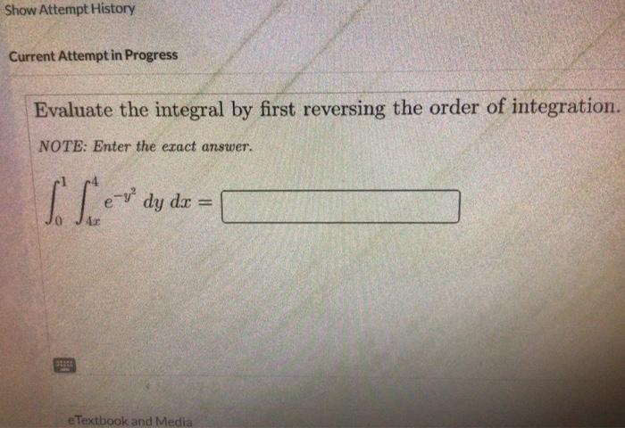 Solved Evaluate the iterated integral. NOTE: Enter the exact | Chegg.com