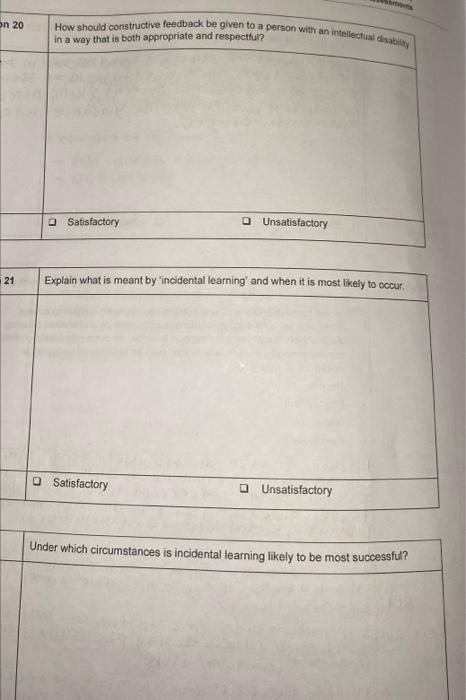 Solved How should constructive feedback be given to a person | Chegg.com