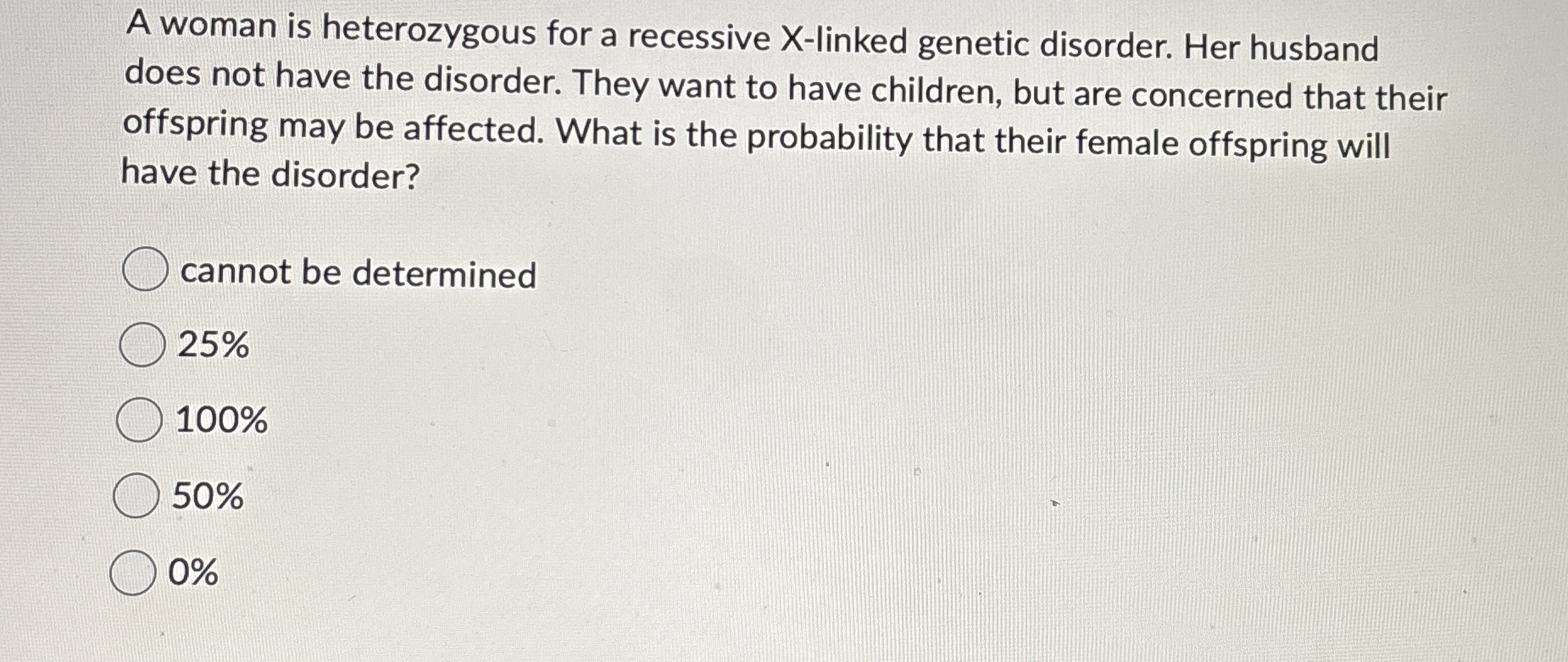 High Quality SOLUTION A woman is heterozygous for a recessive X-linked | Chegg.com
