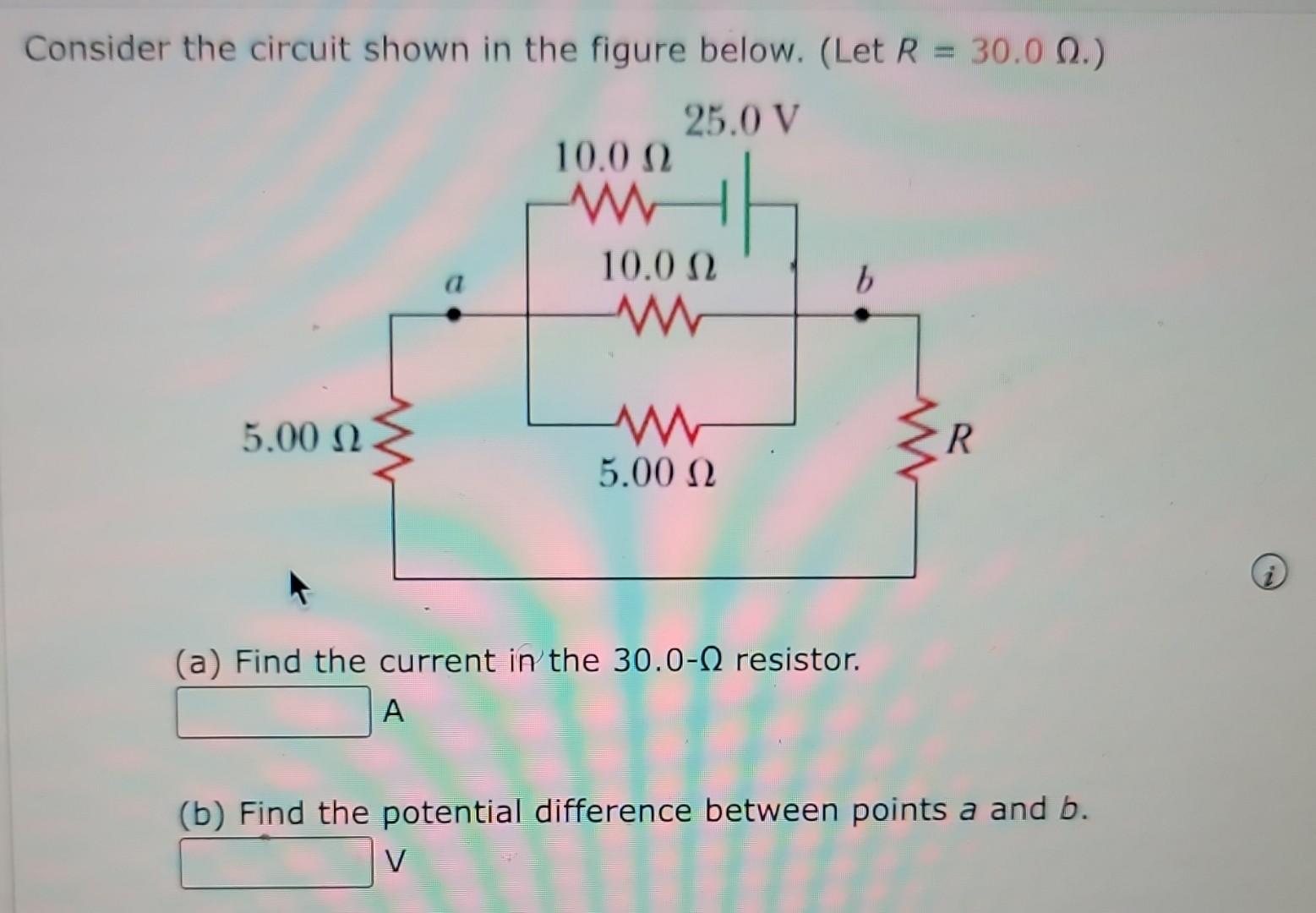 Solved Consider the circuit shown in the figure below. (Let | Chegg.com