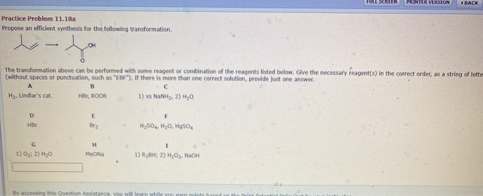 Solved FULL SCREEN PRINTER VERSION 4 BACK Practice Problem | Chegg.com